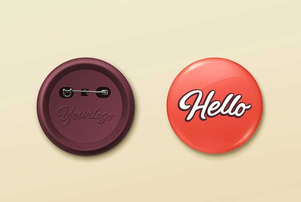 Free Pin Mockups | 21+ Free PSD Mockups Download